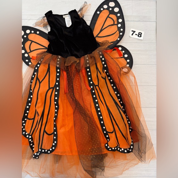 Pottery Barn | Costumes | Pottery Barn Monarch Butterfly Costume Orange ...